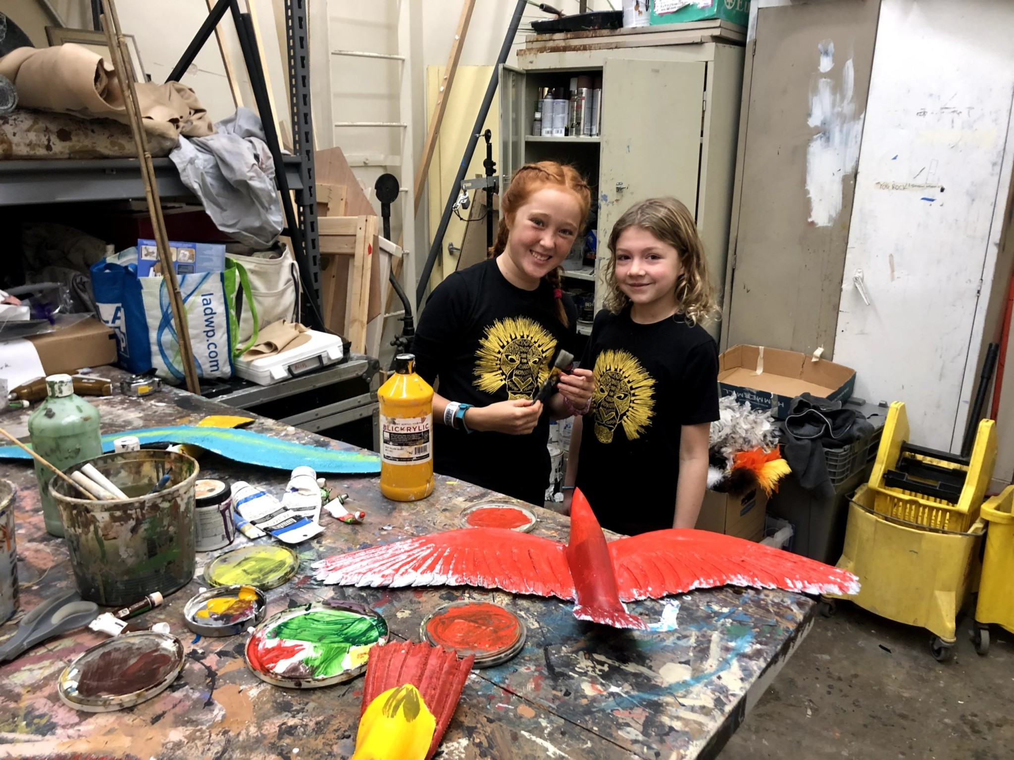 Students Painting Props #2 - Theatre 31